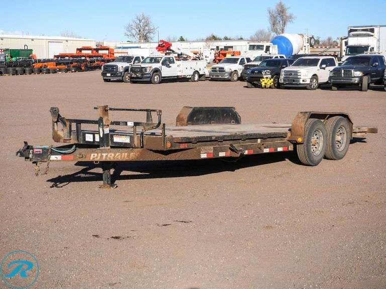 2023 PJTM 1C272 T/A Tilt Bed Equipment Trailer - Roller Auctions