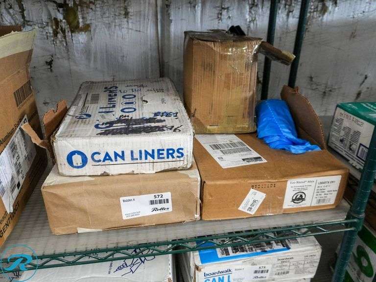 (4) Boxes of Can Liners - Roller Auctions