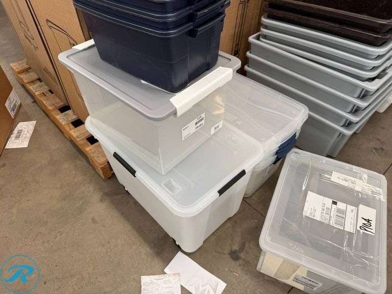 Plastic Storage Containers - Roller Auctions