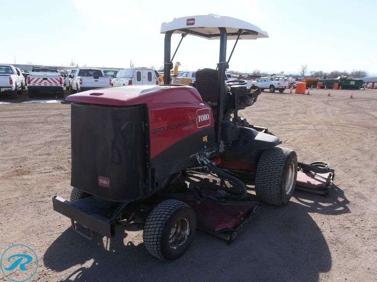 2014 Toro 30857N Groundsmaster 4500D 4WD Ride-On Batwing Mower - Roller ...