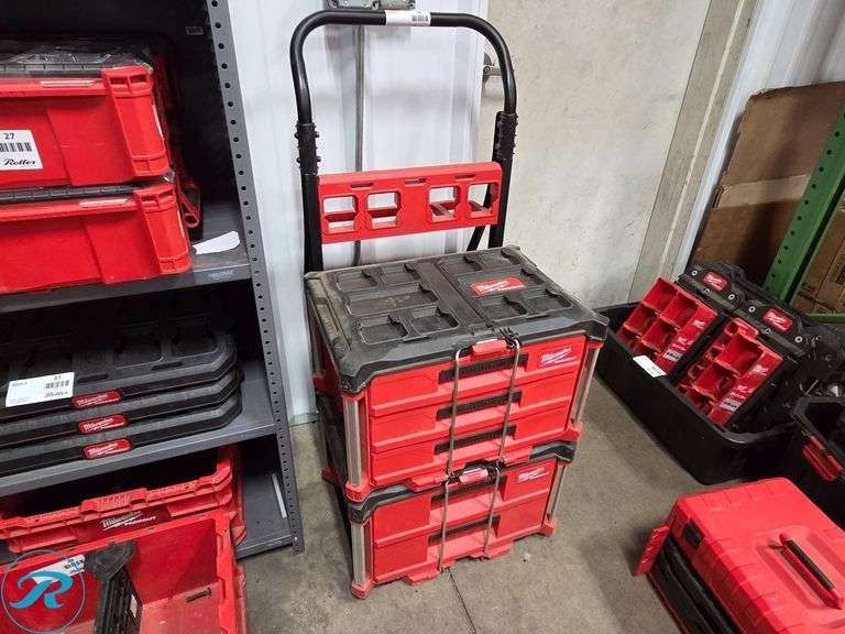 Milwaukee Packout Storage System with Contents - Roller Auctions
