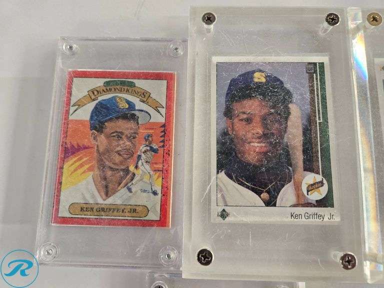 (10) Assorted Baseball Cards Featuring Ken Griffey Jr., Barry Bonds ...