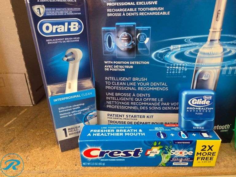 Oral-B Genius Rechargeable Toothbrush with Accessories, Crest ...