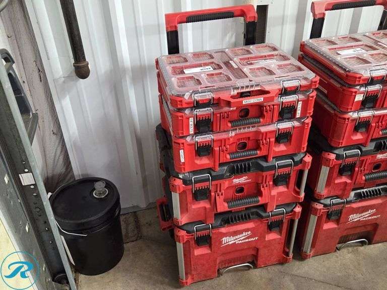 Milwaukee Packout 5-Piece Modular Tool Box - Roller Auctions