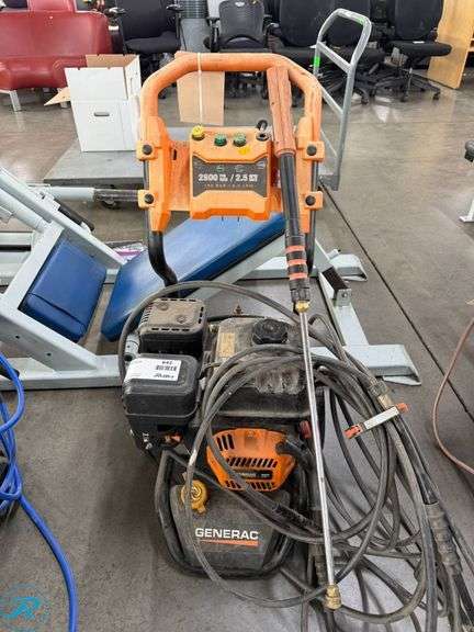 Generac Gas Pressure Washer, 2800 PSI, 2.5 GPM - Roller Auctions