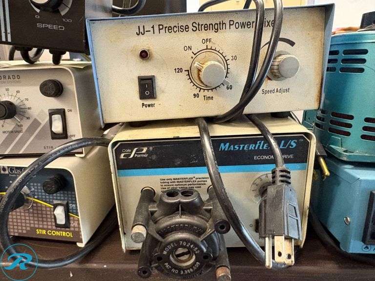 Laboratory Equipment Including Glas-Col Stir Controllers, Jenco ...