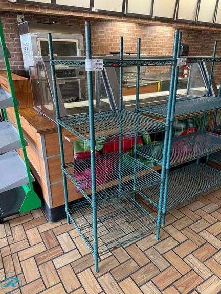 Metro Epoxy Coated Wire Rack, 24in x 24in x 63in - Roller Auctions