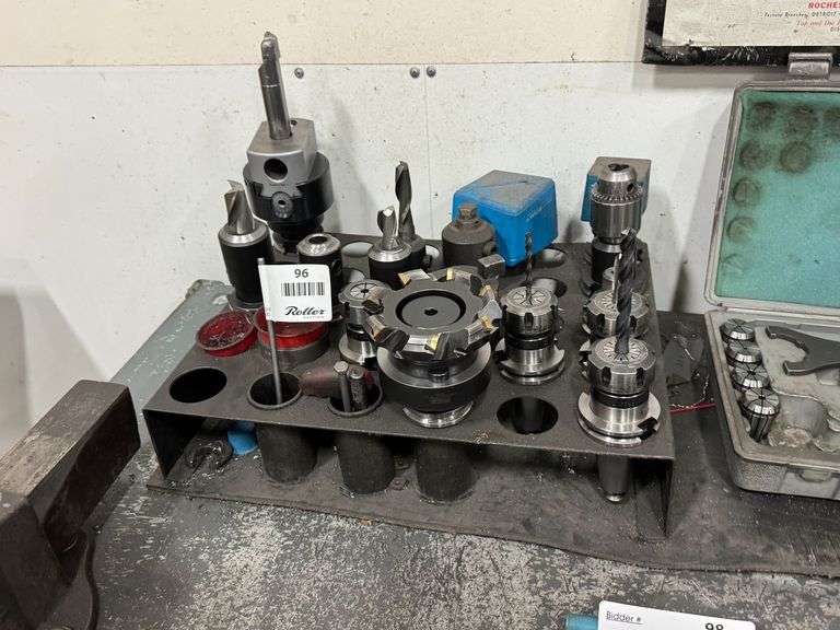 Collis BT40 CNC Tool Holders and Assorted Tooling - Roller Auctions