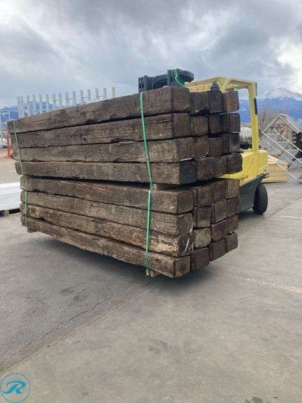 (32) Very Hard to Find Hard Wood Premium Reclaimed Solid Railroad Ties ...