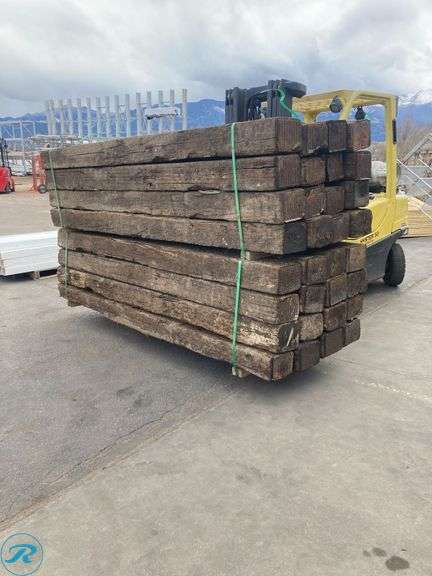 (32) Very Hard to Find Hard Wood Premium Reclaimed Solid Railroad Ties ...