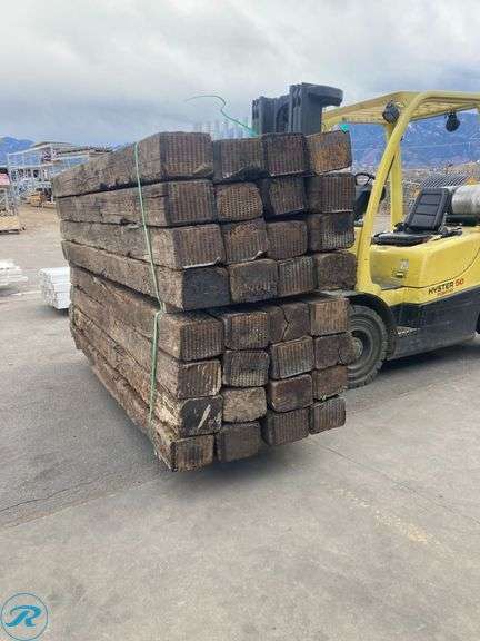 (32) Very Hard to Find Hard Wood Premium Reclaimed Solid Railroad Ties ...