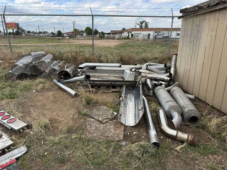 Assorted Stainless Steel Truck Exhaust Parts - Roller Auctions