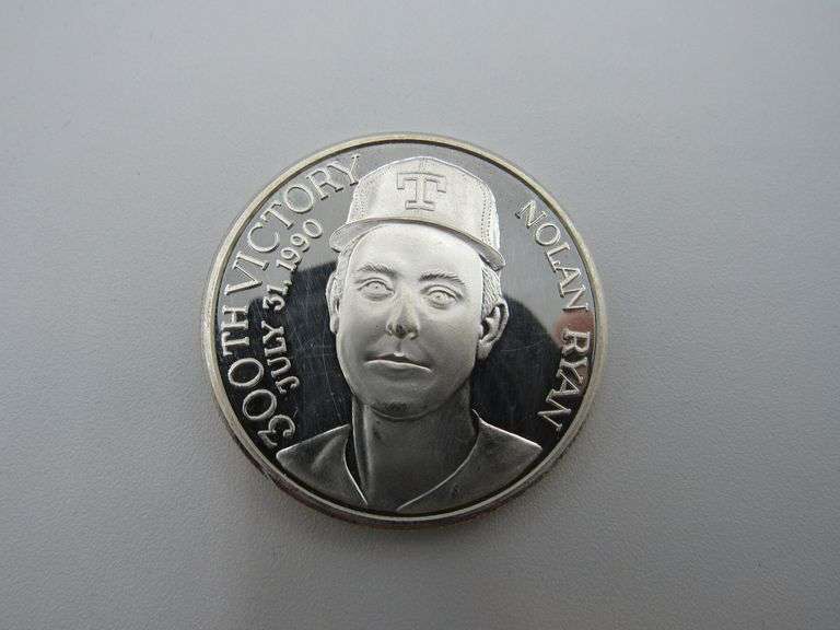 Nolan Ryan "300th Victory" Commemorative Limited Edition 1 Troy Ounce ...