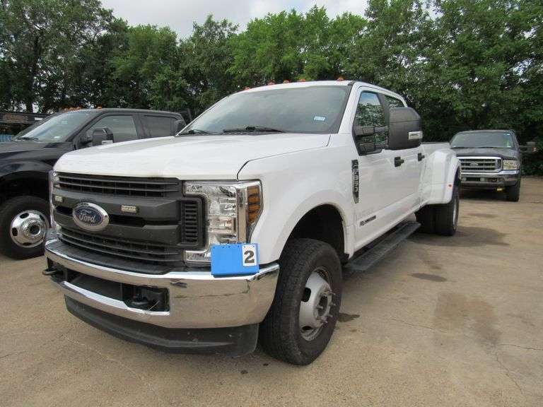 2019 FORD XL F-350, 4-DOOR DUALLY, 4X4, DIESEL, AUTOMATIC, WHITE ...