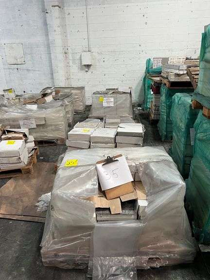 LOT, (7) PARTIAL PALLETS OF MOSAICS, OVER APPROX. (200) BOXES TOTAL ...