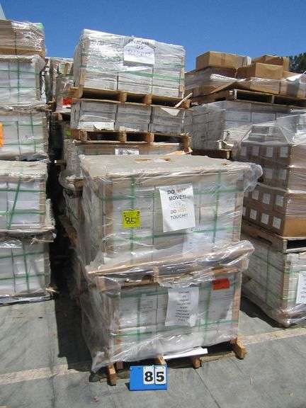 LOT, (19) PALLETS INCLUDING ASSORTED PORCELAIN TILE INCLUDING STATUARY ...