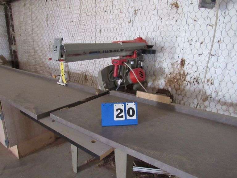 OMEGA RADIAL ARM SAW, MDL RN 600 FM, 60-HZ, 230-V - Rosen Systems