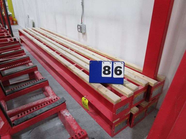 LOT, (4) HERCULES BUNDLE RACKS MDL 6700 WITH APPROX. (32) POLES ...