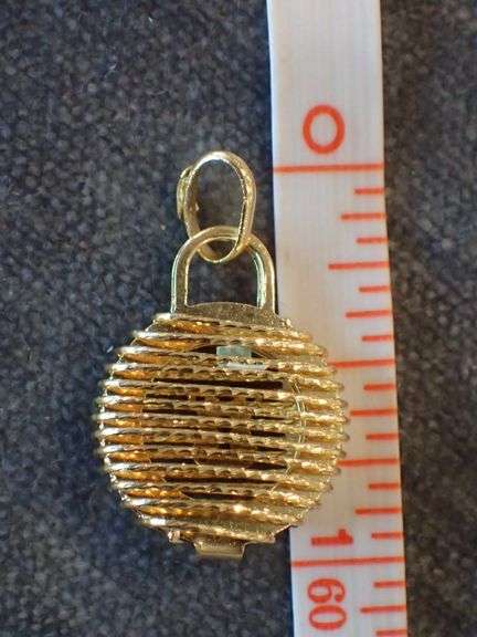 18 KARAT GOLD LOCK SHAPED PENDANT STAMPED 750 - Rosen Systems