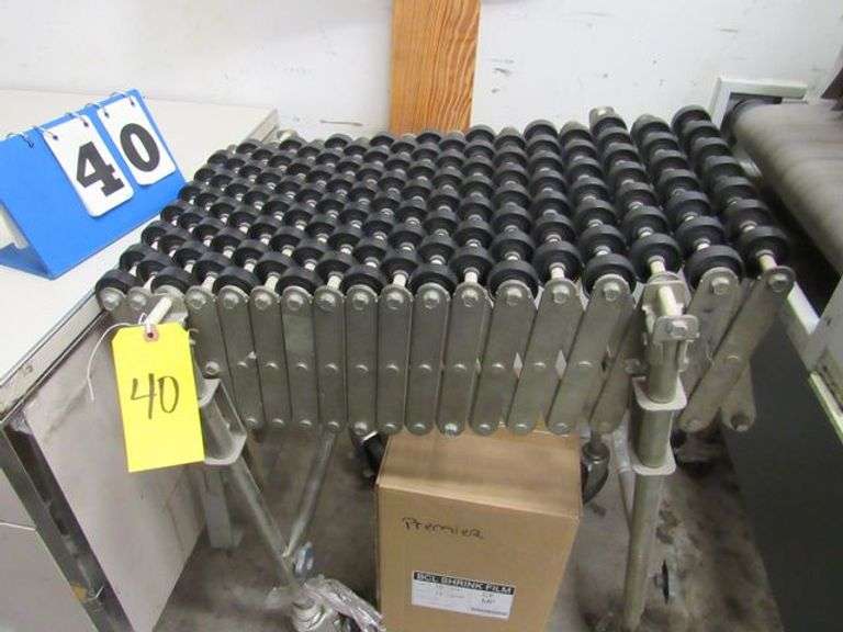 BESEALER ACCORDION PORTABLE ROLLING CONVEYOR - Rosen Systems