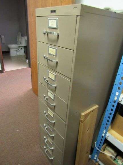ANDERSON HICKEY CARD FILE CABINET WITH ASSORTED PARTS INCLUDING TOOLING ...