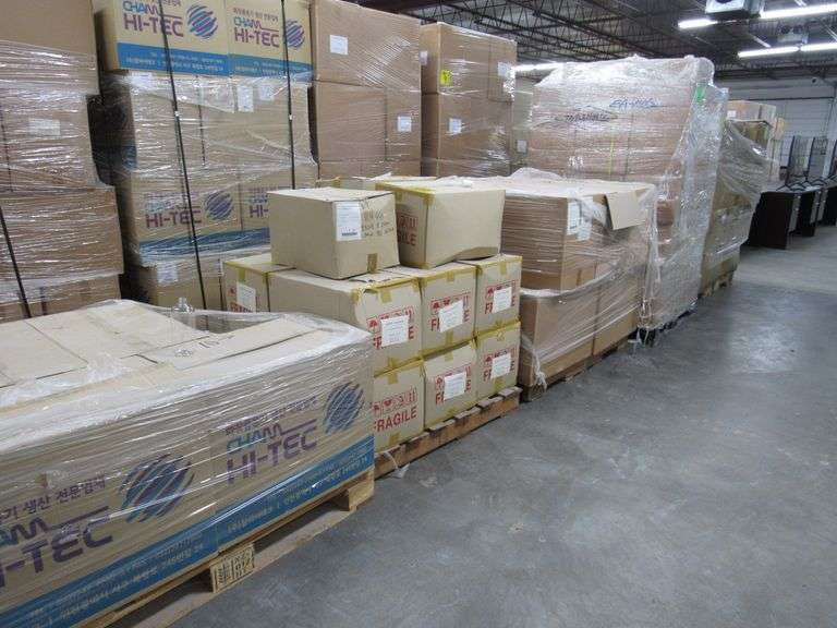 LOT, (7) PALLETS - 500-ML BOTTLES *NOTE - (2) PARTIAL PALLETS*, (2 ...