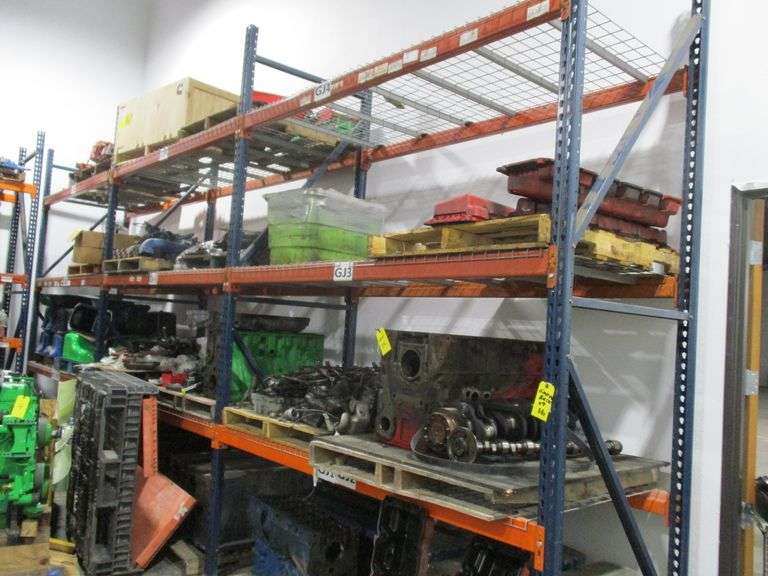 EMPTY PALLET RACK, APPROX. 42" X 8' X 12' HIGH WITH MESH DECKING *BUYER ...