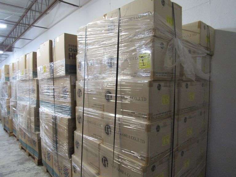 LOT, (16) PALLETS - 500-ML BOTTLES, (1) PALLET - REBORN COSMETIC ...