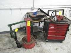 SNAP ON TOOL CHEST WITH CONTENTS, (2) CARTS, PEDESTAL STAND AND ...