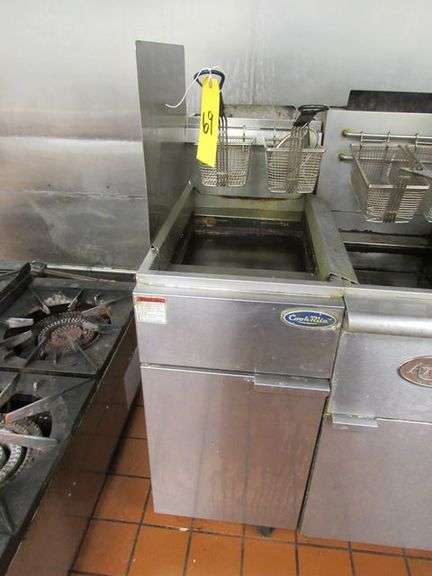 COOK RITE PORTABLE STAINLESS STEEL GAS FRYER MDL ATFS-40 - Rosen Systems