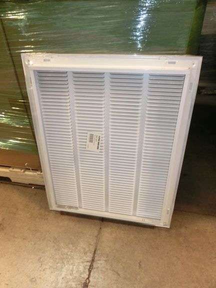 PALLET, AIRE SENSE RETURN AIR STAMPED FILTER GRILLE MDL 1RAF 2025, 16 ...