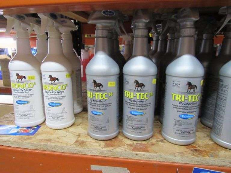 LOT, ASSORTED HORSE INSECT PRODUCTS, NATURES'S FORCE FLY REPELLENT ...