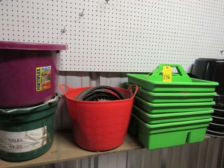 LOT, ASSORTED BUCKETS AND TOTES AS SHOWN - Rosen Systems