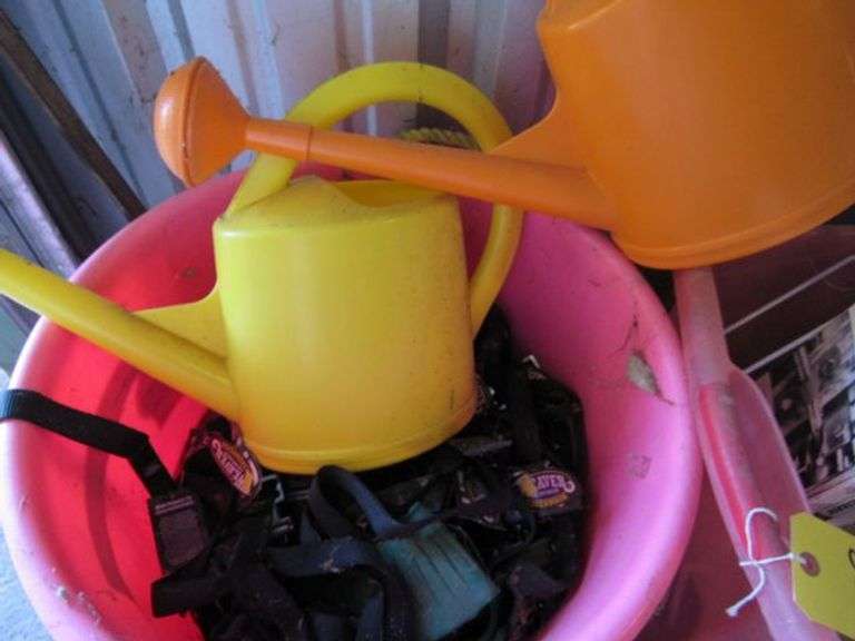 (3) TOTES WITH CONTENTS INCLUDING ACTIVE BALL COVERS, ALL FLEX TAG ...