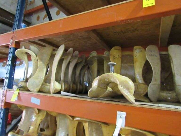 ASSORTED SADDLE TREES ON FOURTH SHELF AS SHOWN *Located in saddle shop ...