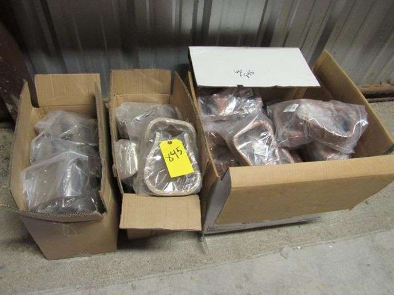 (3) BOXES, ASSORTED STIRRUPS AS SHOWN - APPROX. 25 PAIRS - Rosen Systems