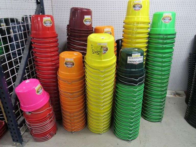 APPROX. (120) ASSORTED PLASTIC BUCKETS - Rosen Systems