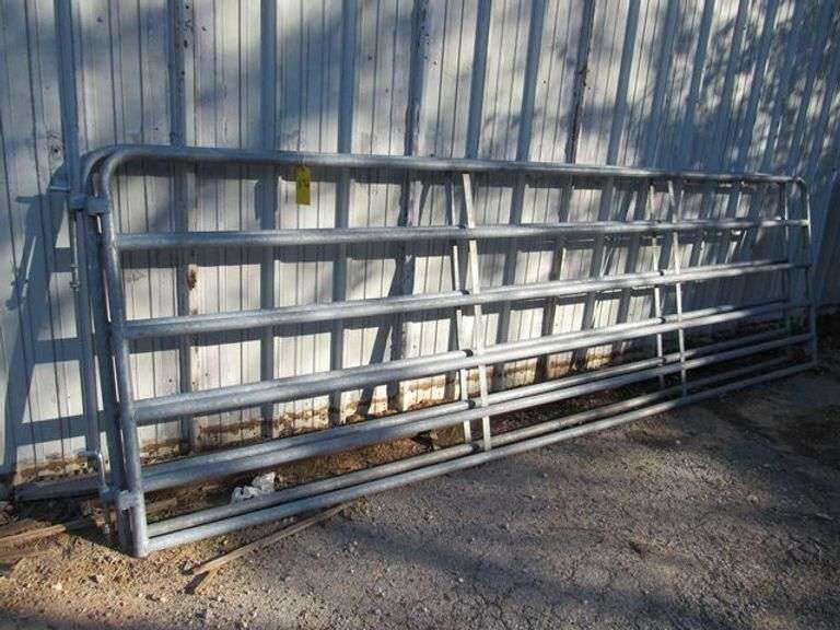 (2) APPROX. 140" X 50" 6-POLE GATE PANELS - Rosen Systems