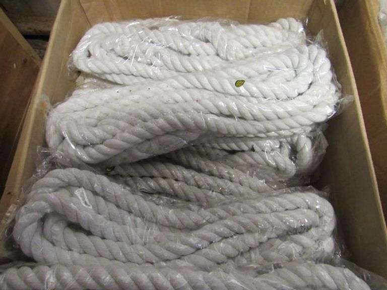 (2) BOXES, WHITE LEAD ROPES - APPROX.. (75) - Rosen Systems