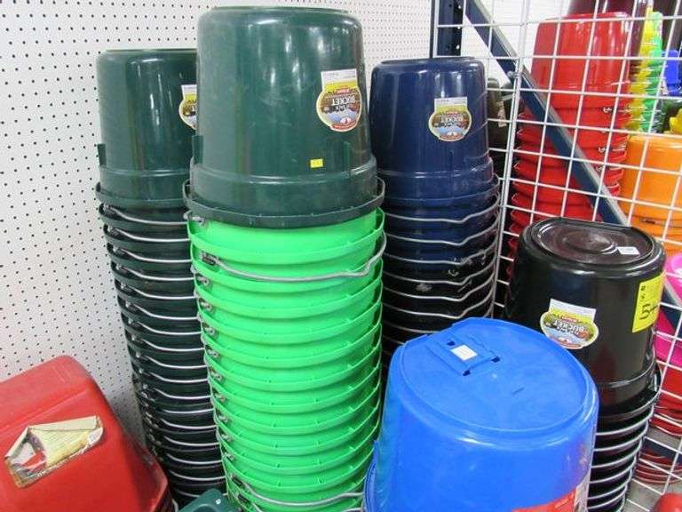 APPROX. (110) ASSORTED PLASTIC BUCKETS - Rosen Systems