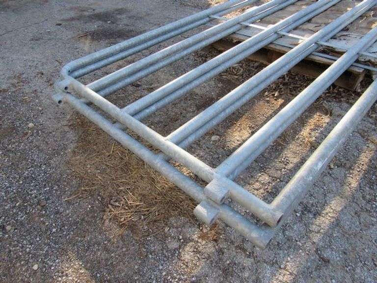 (2) APPROX. 140" X 50" 6-POLE GATE PANELS - Rosen Systems
