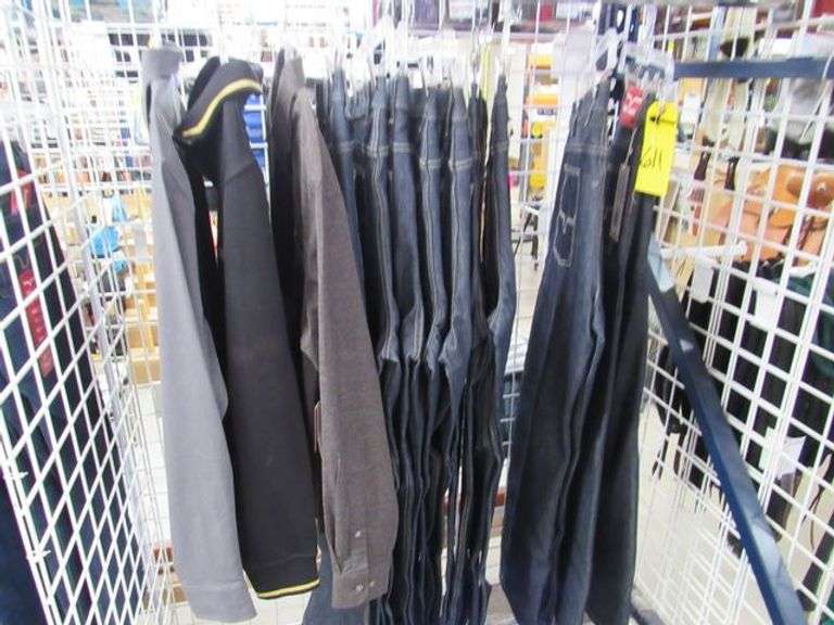 APPROX.. (9) PR ASSORTED BLUE JEANS, (1) JACKET & (2) SHIRTS - Rosen ...