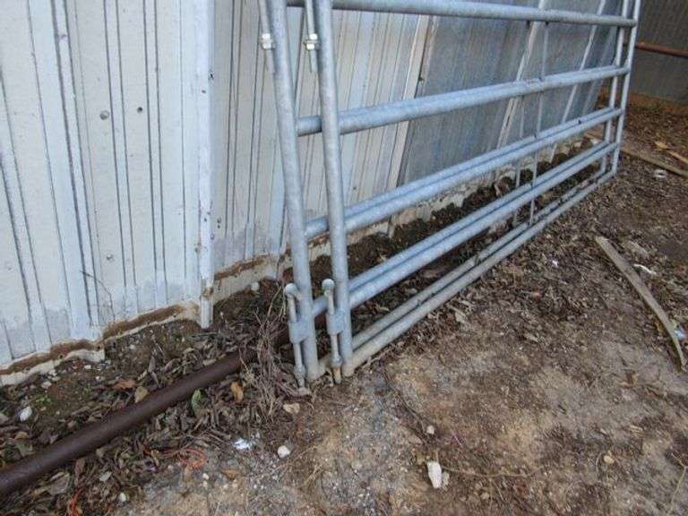 (2) APPROX. 117" X 50" 6-POLE GATE PANELS - Rosen Systems