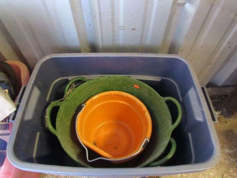 (3) TOTES WITH CONTENTS INCLUDING ACTIVE BALL COVERS, ALL FLEX TAG ...