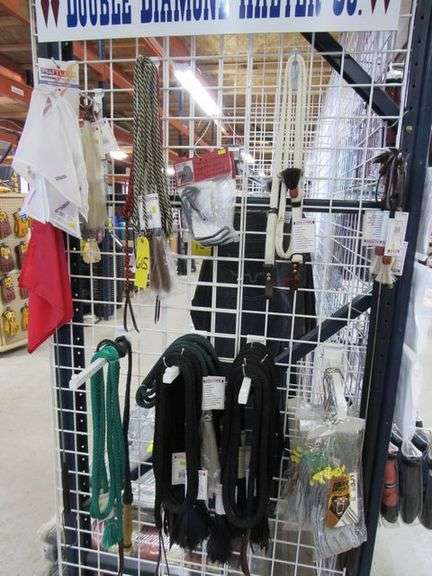 APPROX. (20) ASSORTED RIDING ITEMS ON END GRID - Rosen Systems