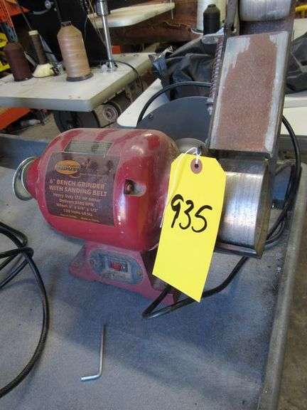 DELTA 6" THIN LINE GRINDER AND NORTHERN INDUSTRIAL 6" COMBO SANDER ...