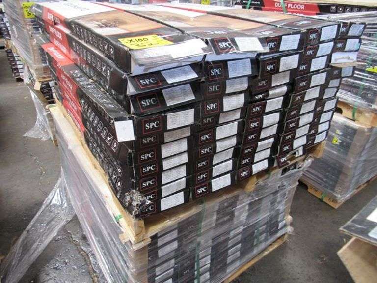 BOX, SPC DUFF FLOORING ZX0889 & ZX051753 (50) BOXES OF EACH (sold 100x ...