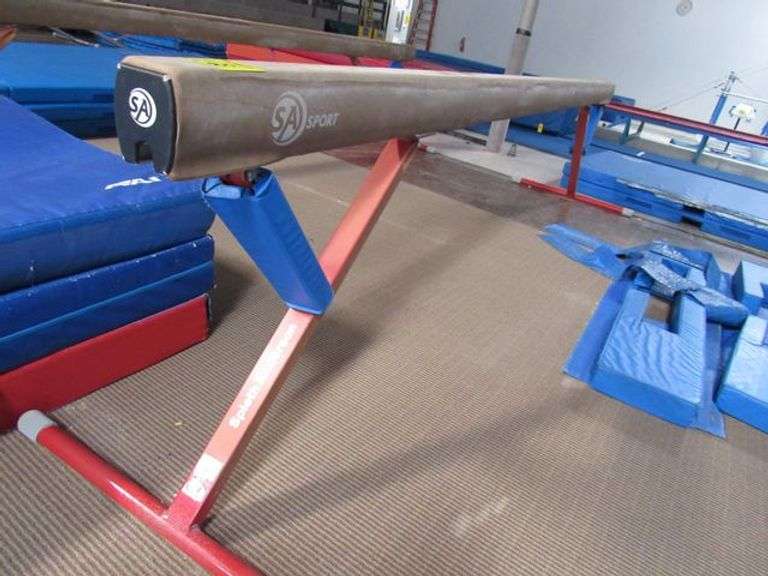 SPIETH ANDERSON BALANCE BEAM, IAROV ELITE, ADJUSTABLE - APPROX. 197 ...