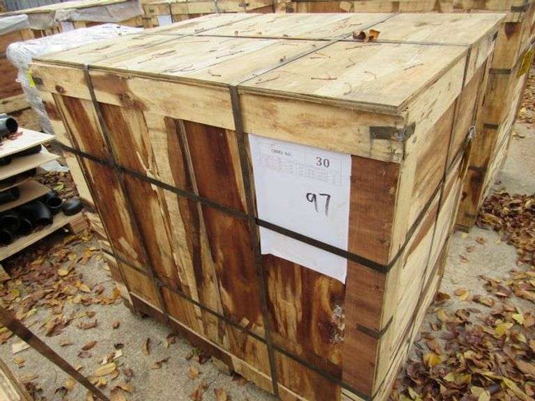 CRATE, APPROX. (45) BLACK POWDER COATED 6X4 TR, (20) 4X3 TR AND (25 ...