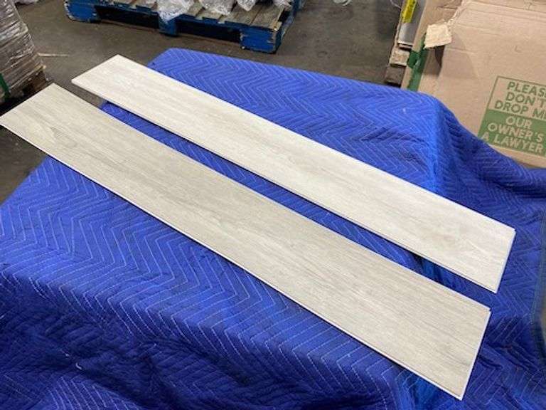 BOX, SPC DUFF FLOORING ZX0889 & ZX051753 (50) BOXES OF EACH (sold 100x ...